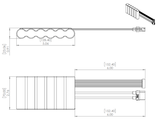 Li-Ion - 6S1P - 21.6 V - 5 Ah | Mobile Power Solutions